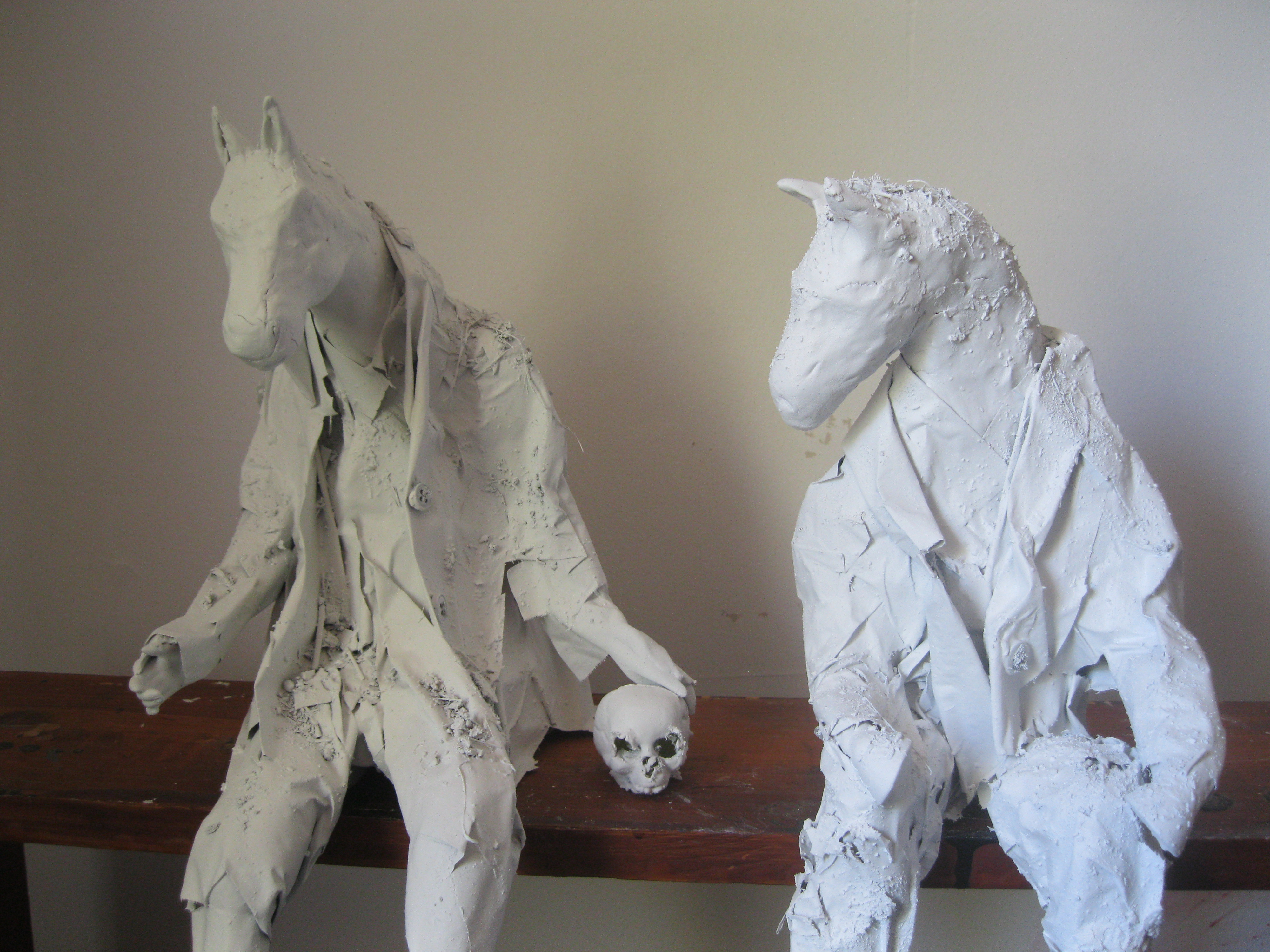 Hamlet and Horatio: - Sculpture by the Sea