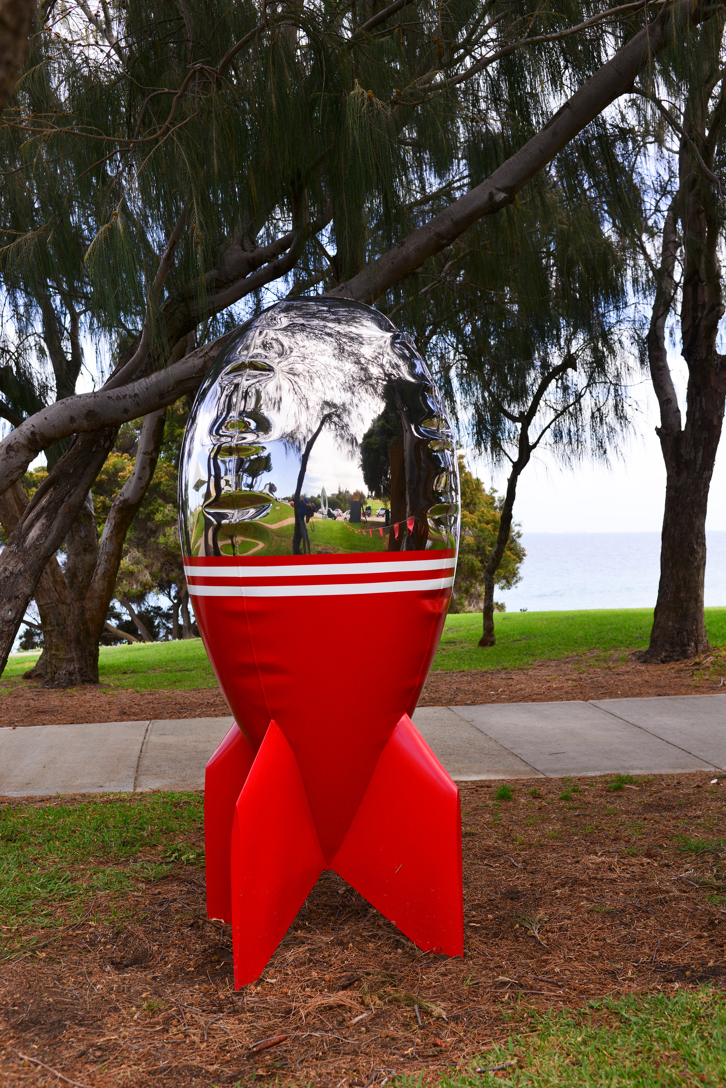 Incendiary Artwork: - Sculpture by the Sea