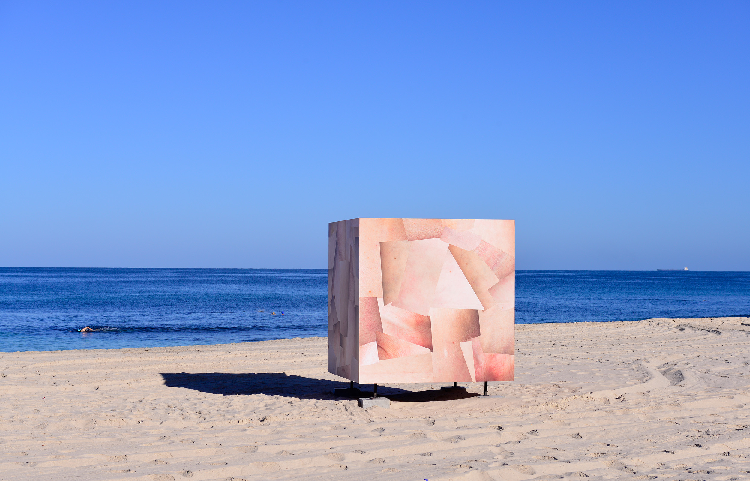 Skin Cube: - Sculpture by the Sea