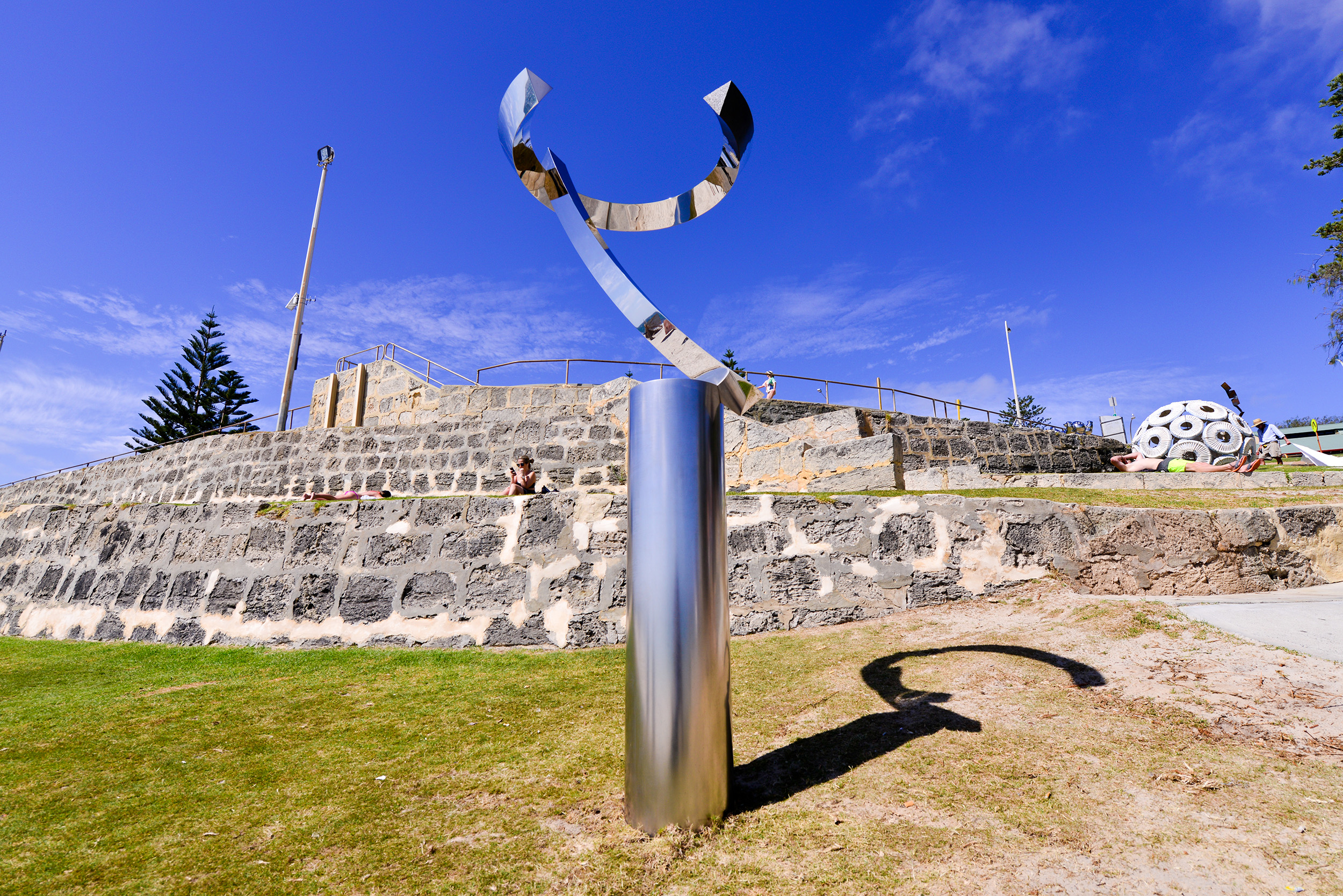 Wind Blowing: - Sculpture by the Sea